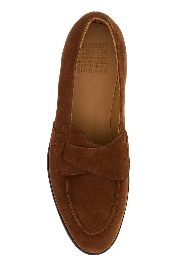 EDWARD GREEN Suede Lulworth Loafers