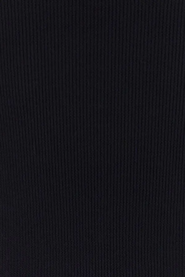 JIL SANDER Midnight Wool Cropped Sweater