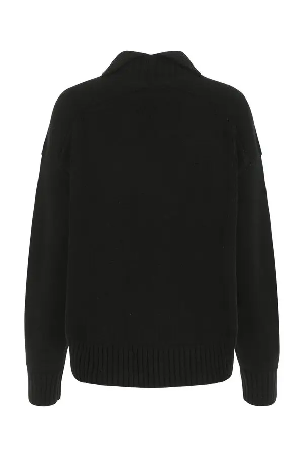 JIL SANDER Oversize Cashmere Blend Funnel Neck Sweater