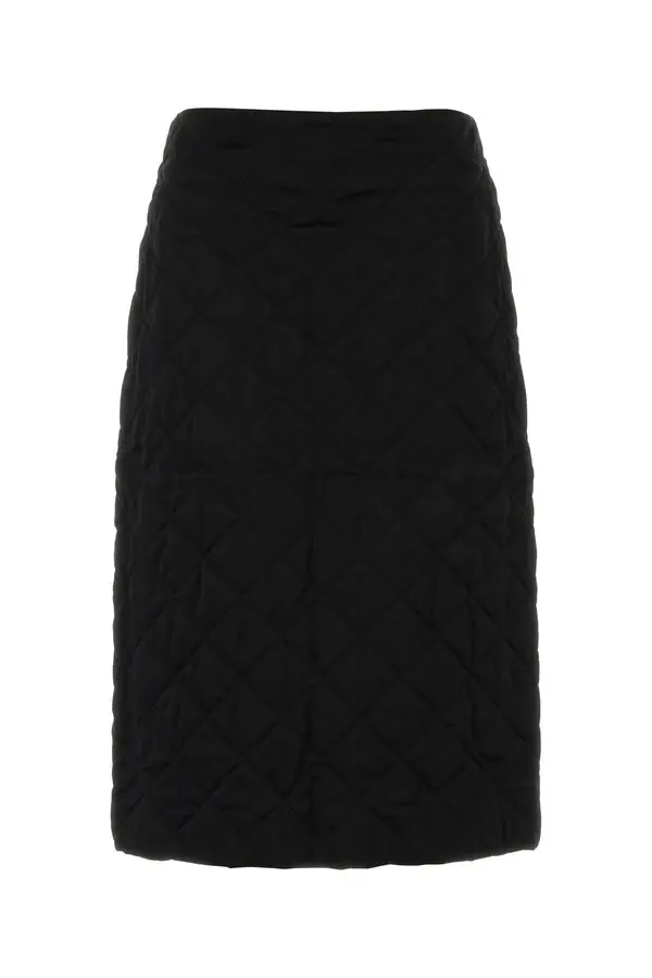 JIL SANDER Quilted Viscose Skirt