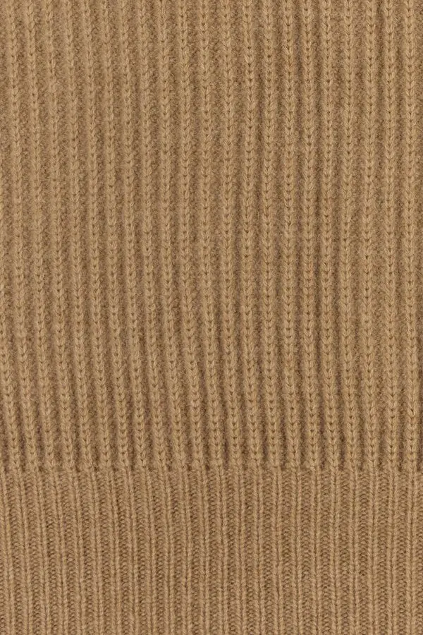 Le Kasha Ribbed Turtleneck Cashmere Sweater
