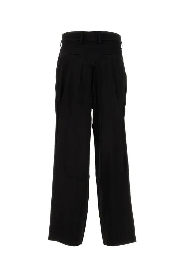 Amiri Viscose Tailored Pants With Logo Detail