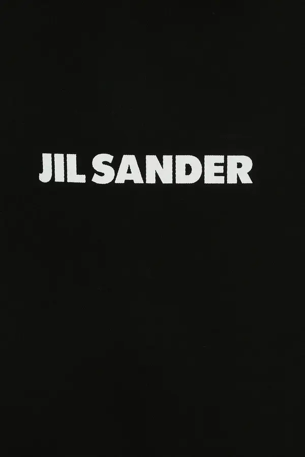 JIL SANDER Canvas Tote Bag - Black