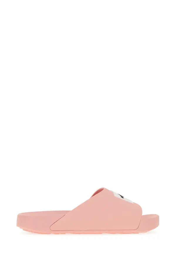 Givenchy Rubber Label Slides - Pink