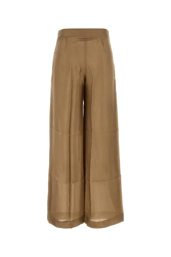 THE ROSE IBIZA Camel Silk Amanda Pant