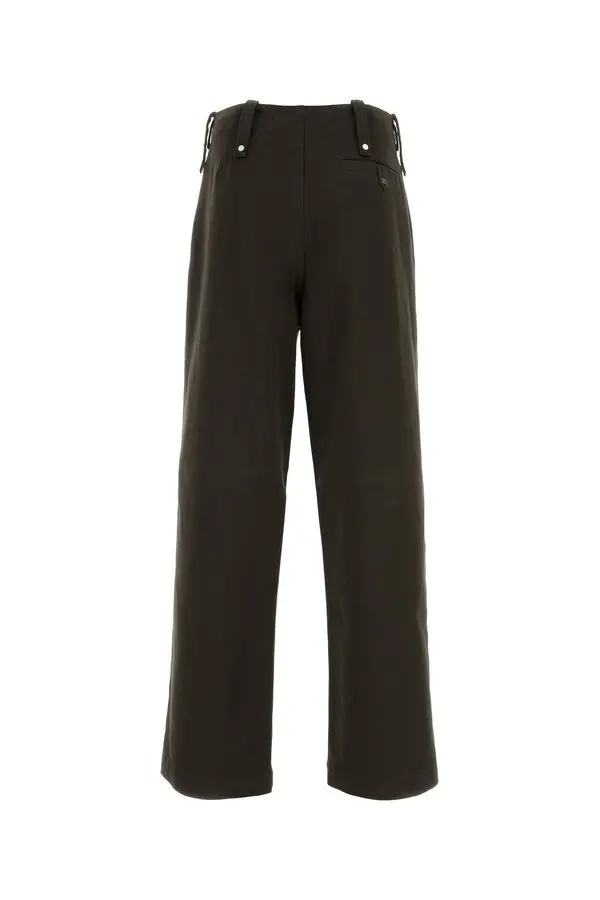 Burberry Wide-leg Cotton Trousers
