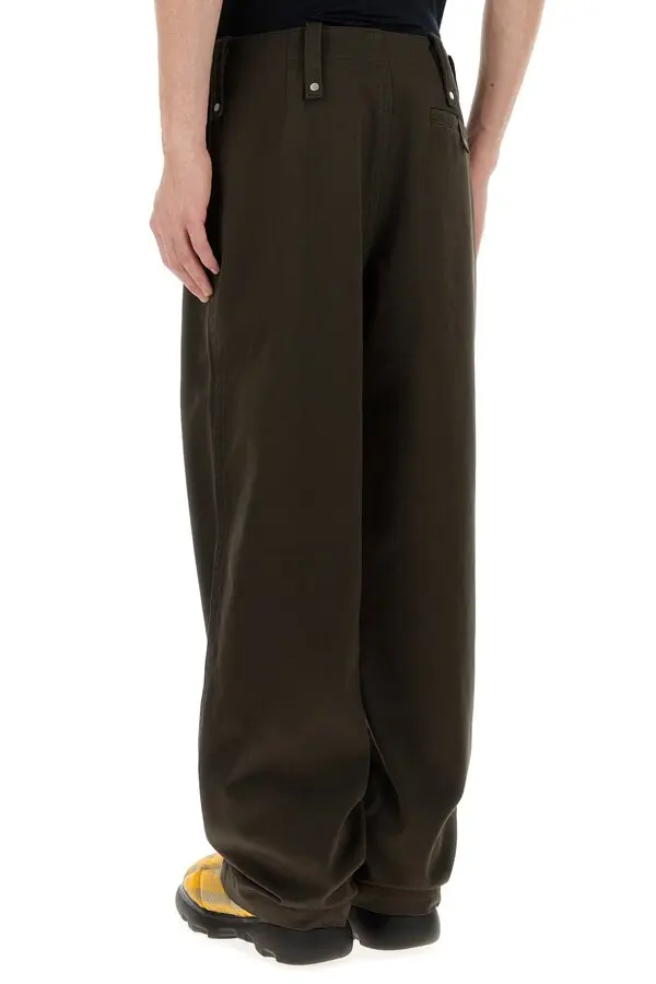 Burberry Wide-leg Cotton Trousers