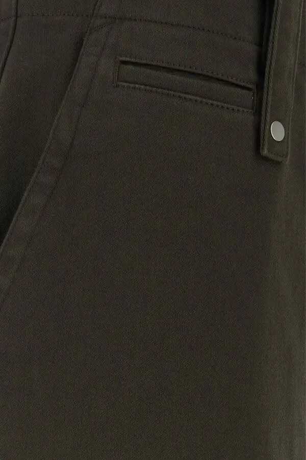 Burberry Wide-leg Cotton Trousers