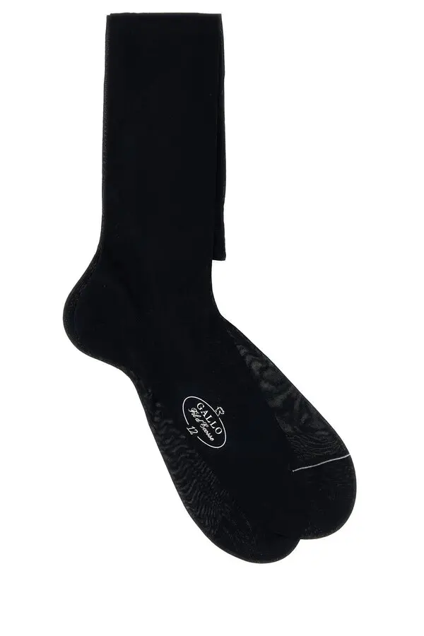 GALLO Midnight Cotton Socks - Blue