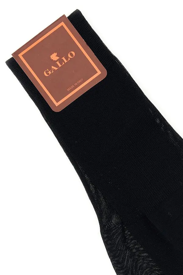 GALLO Midnight Cotton Socks - Blue