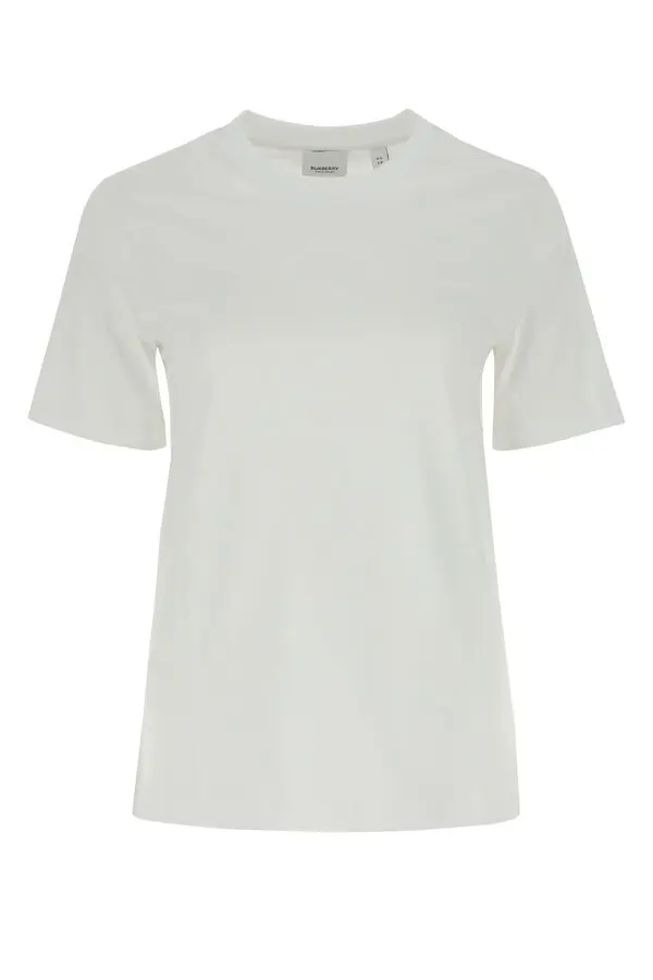 Burberry Cotton T-shirt With Embroidered Logo