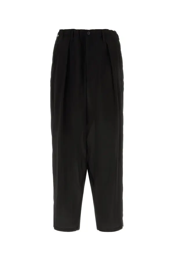 Yohji Yamamoto Crepe Pleated Trousers