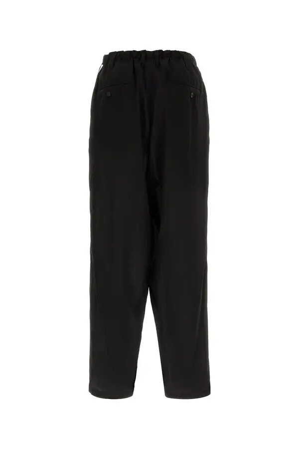 Yohji Yamamoto Crepe Pleated Trousers