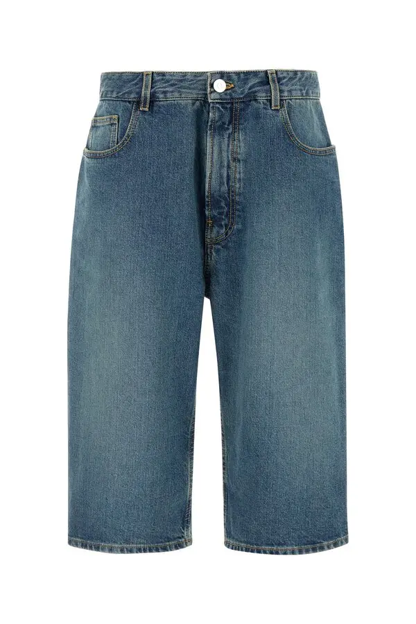 Alaïa Denim Bermuda Shorts