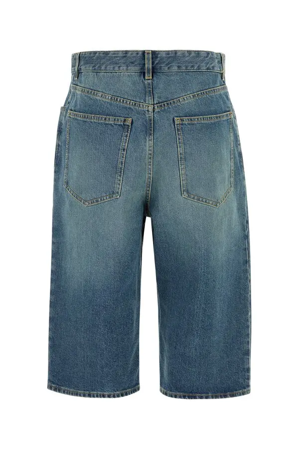 Alaïa Denim Bermuda Shorts