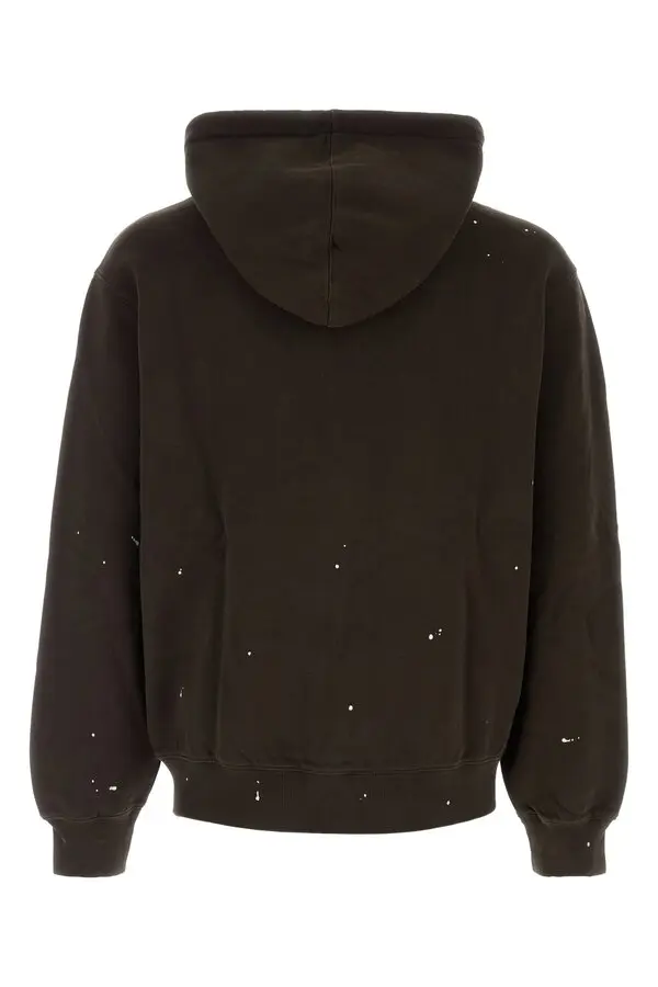 Carhartt Work In Progress Dark Cotton Hooded Painter Jacket - Brown