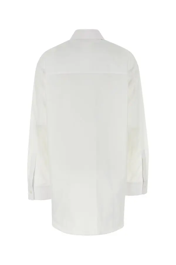 Givenchy Poplin Oversize Shirt With Embellished Collar