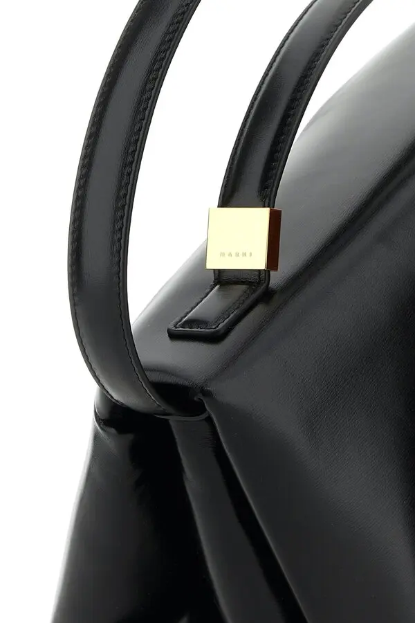 Marni Leather Prisma Handbag