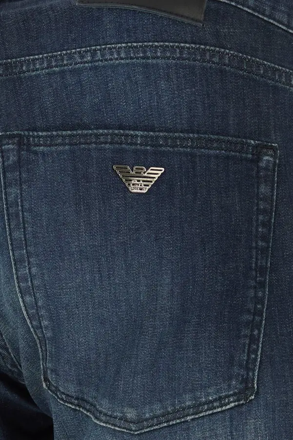 Emporio Armani Stretch Denim Jeans - Blue