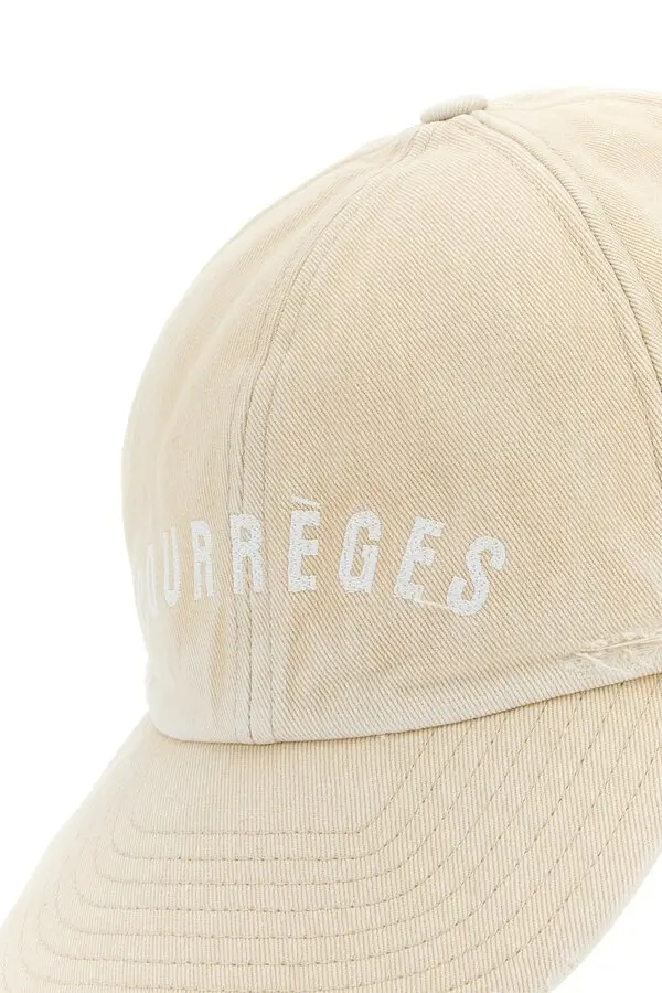 COURREGES Sand Cotton Baseball Cap