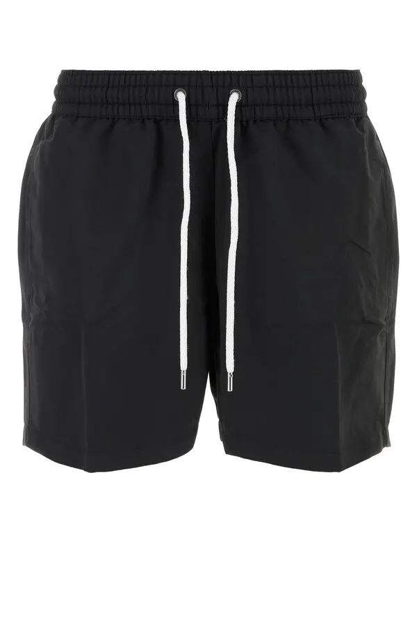 Frescobol Carioca Polyester Sport Swimming Shorts - Black