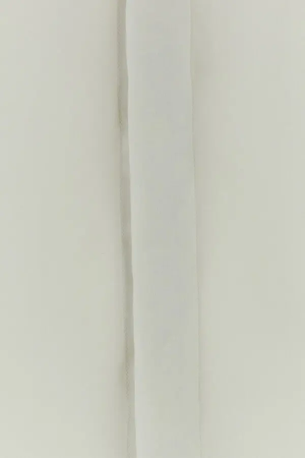 Ami Chalk Crepe Shirt Dress