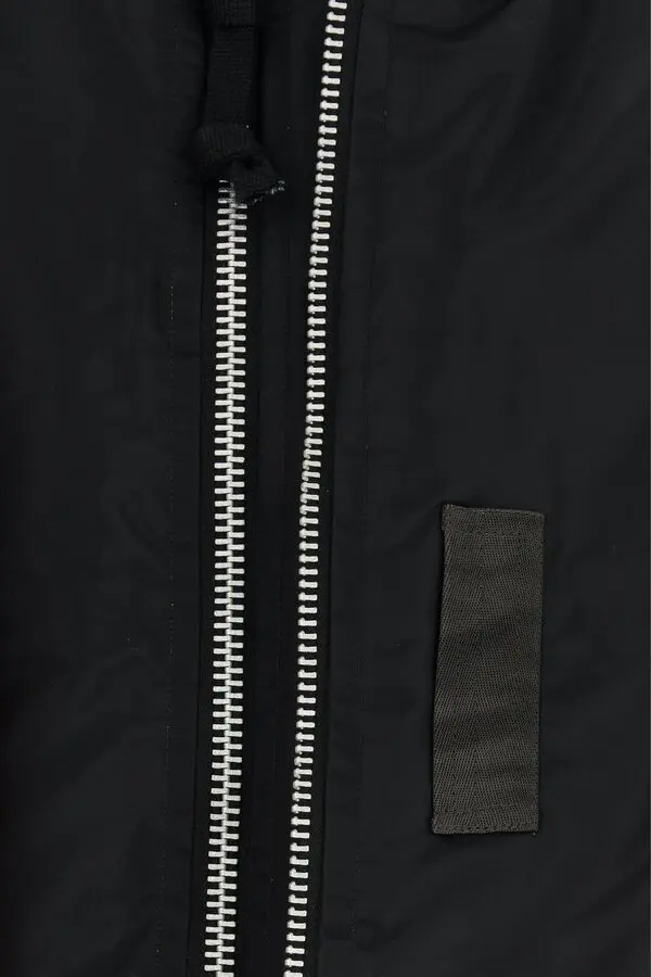 Mihara Yasuhiro Layered Nylon Bomber Jacket - Black