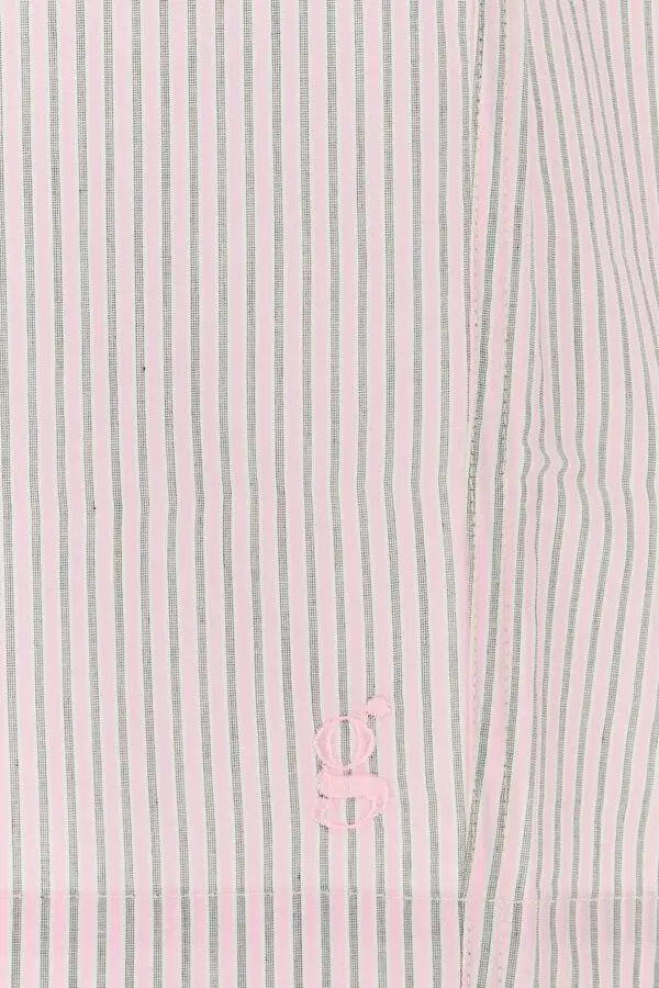 Gimaguas Embroidered Striped Cotton Pyjama Shorts