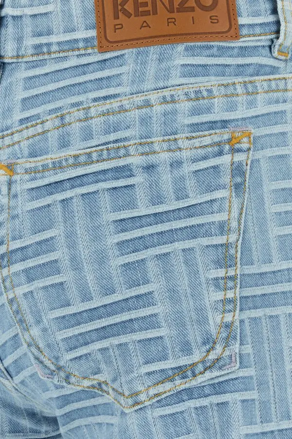 Kenzo Embroidered Denim Jeans