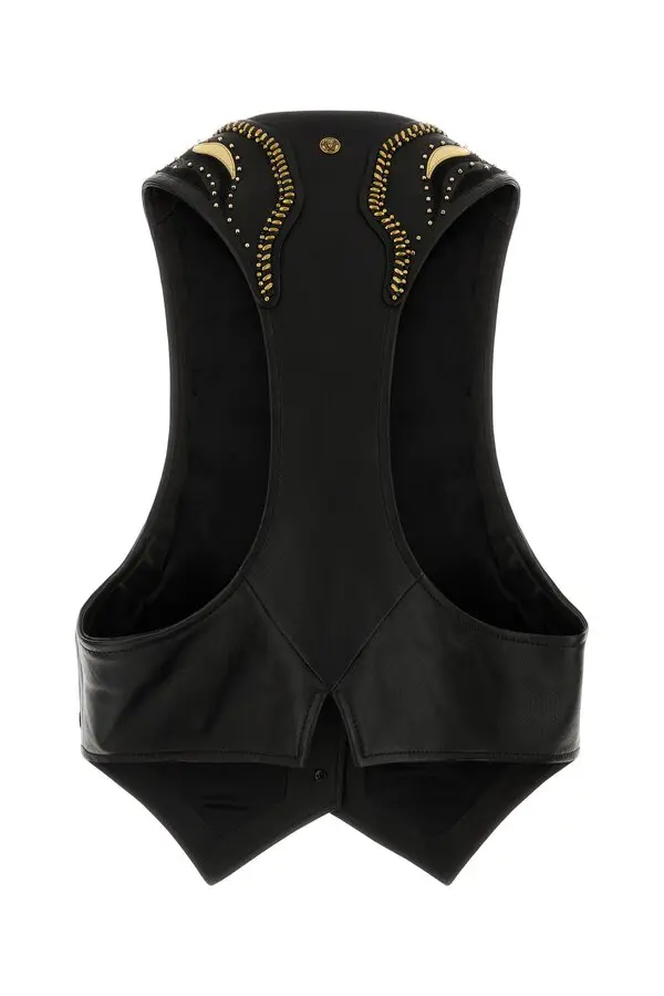 Versace Nappa Leather Vest