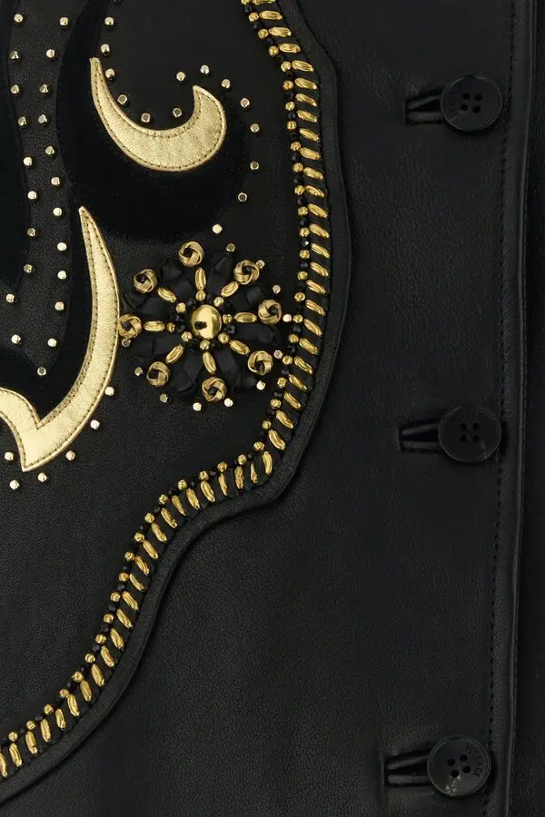 Versace Nappa Leather Vest