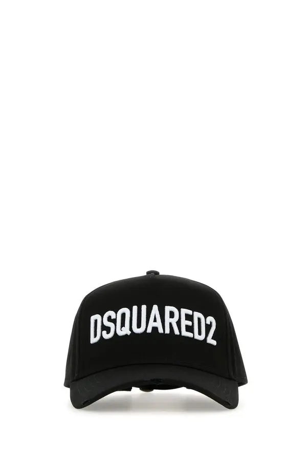 Dsquared2 Cotton Baseball Cap With Logo Embroidery