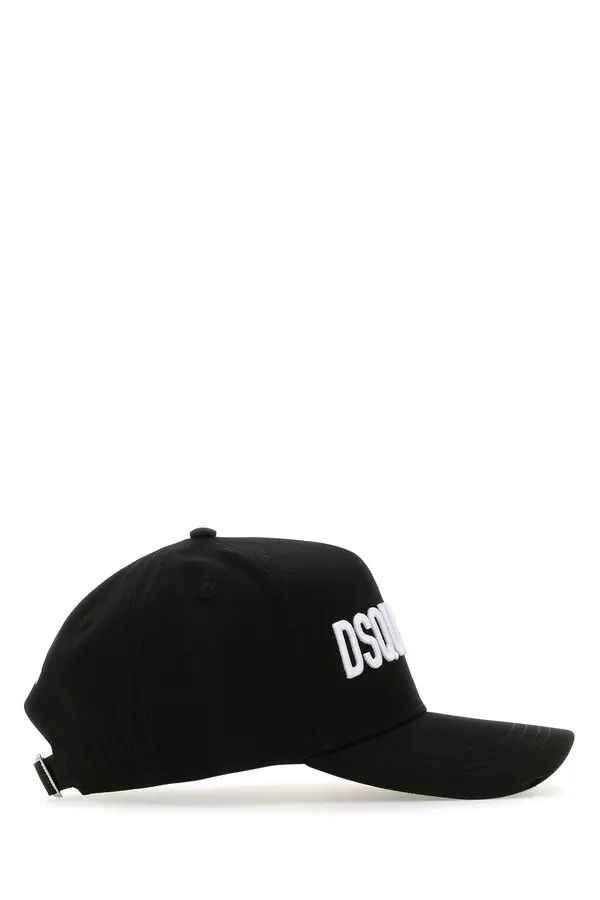 Dsquared2 Cotton Baseball Cap With Logo Embroidery