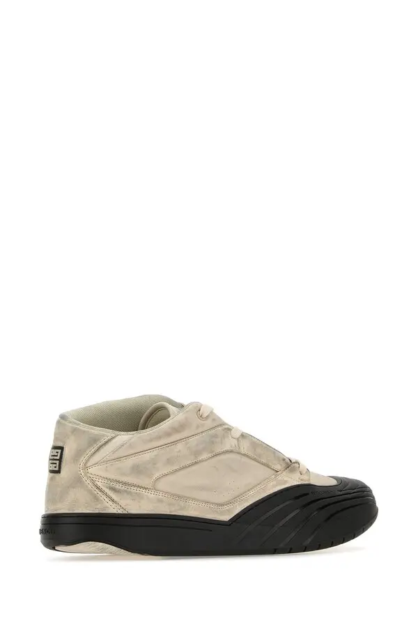 Givenchy Sand Fabric And Leather Skater Sneakers - Light Brown