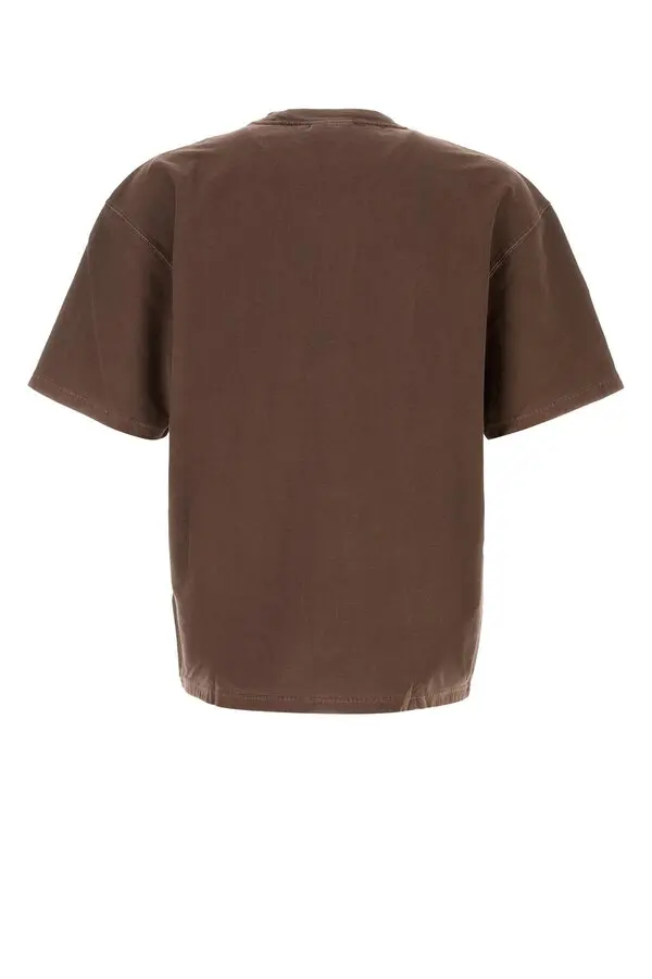 Carhartt Work In Progress Chocolate Cotton S/s Loose Pocket T-shirt - Brown