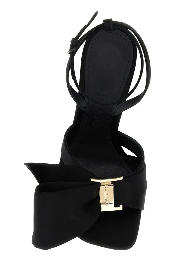 FERRAGAMO Satin Sandals With Bow Detailing
