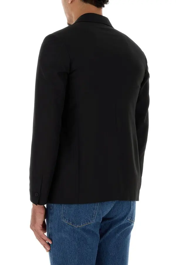 JIL SANDER Wool Blazer - Black