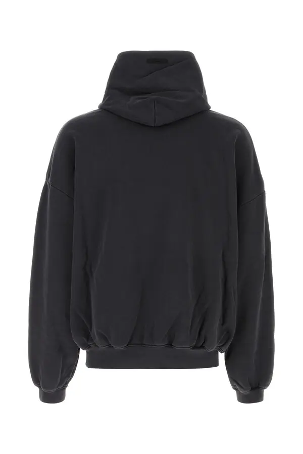 Fear Of God Cotton Oversize Sweatshirt With Logo Print - Black