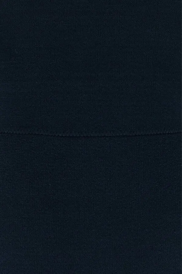 Alaïa Navy Stretch Viscose Blend Mini Dress