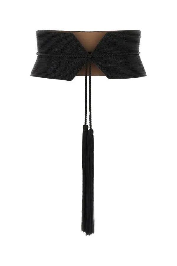 Alaïa Viscose Belt With Decorative Tassels