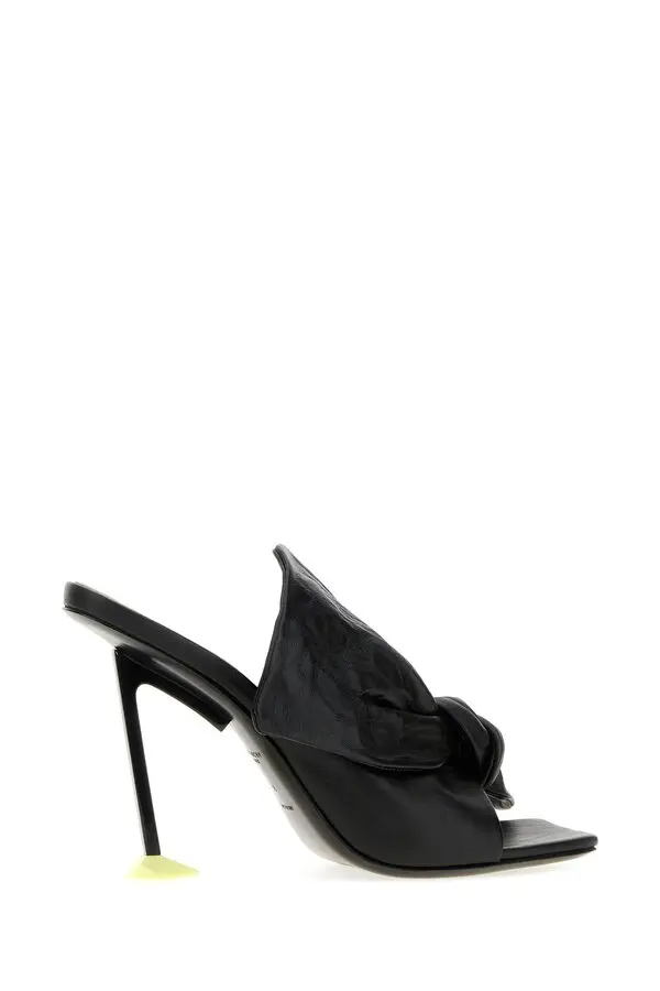 Givenchy Leather Boudoir Mules - Black