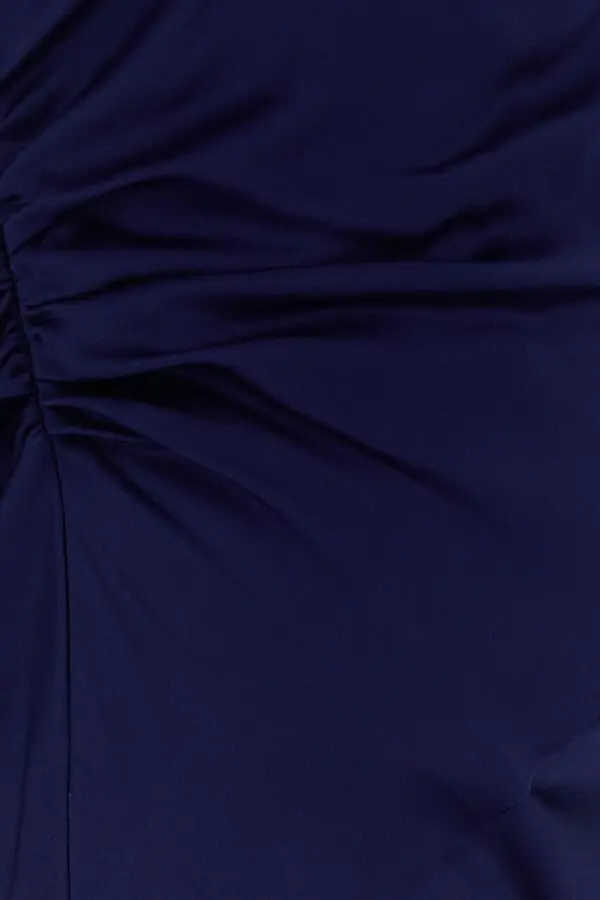 Victoria Beckham Satin Dress With Cut-out Detail