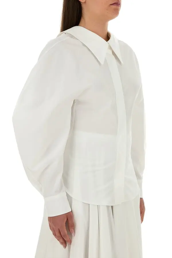 Givenchy Poplin Shirt With Cut-out Detail