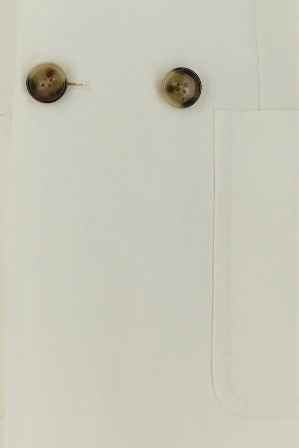 Ami Ivory Jersey Blazer