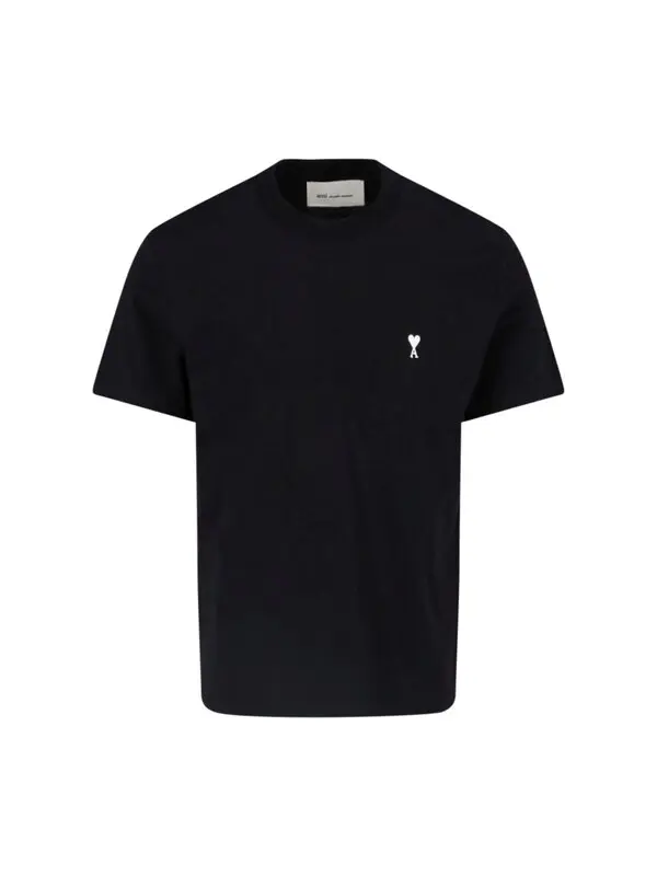 AMI Paris T-shirt " De Coeur - Black