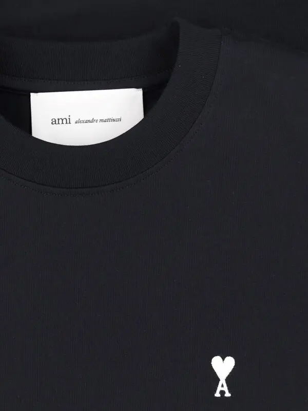 AMI Paris T-shirt " De Coeur - Black
