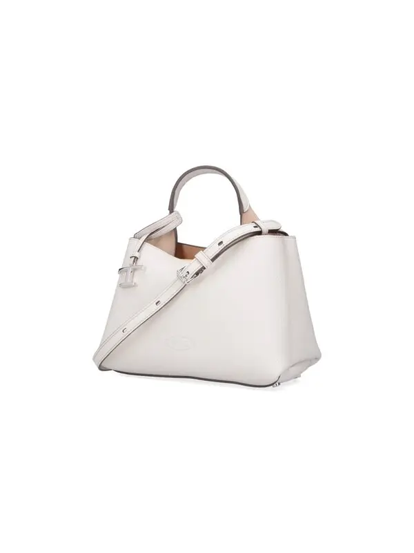 TOD'S Mini "t-timeless" Bag - White