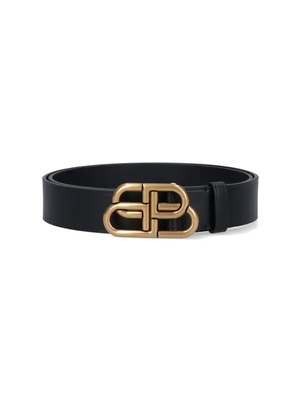 Balenciaga Bb Belt - Black