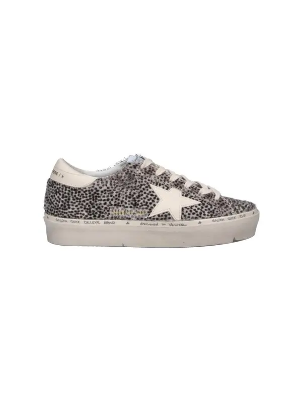 GOLDEN GOOSE Hi Star Sneakers - Black