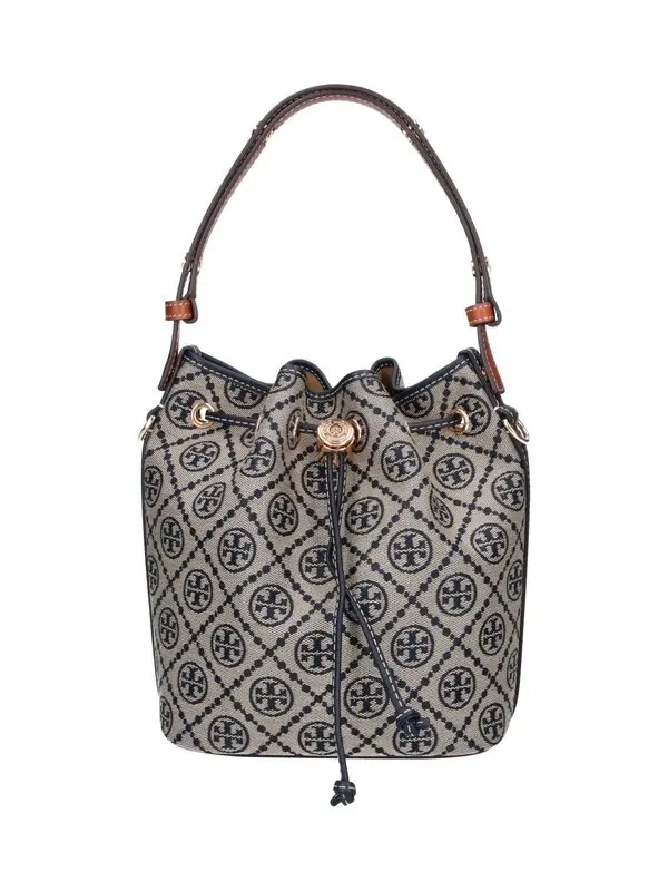 Tory Burch T-monogram Bucket Bag - Blue